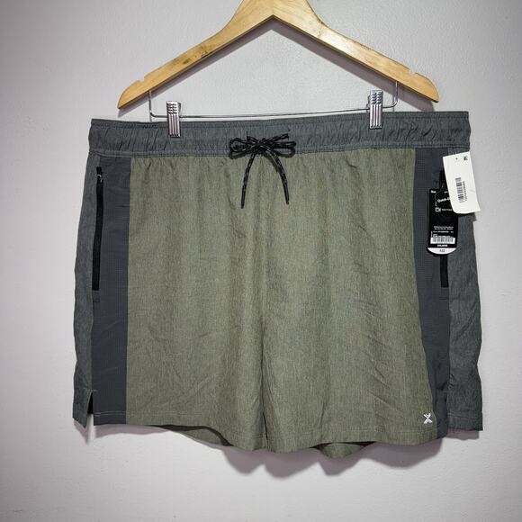 Xersion | Shorts | Xersion Shorts Mens Xxl Olive Colorblock Quickdri ...